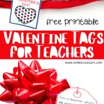 Free Printable Valentine Tags for Teachers