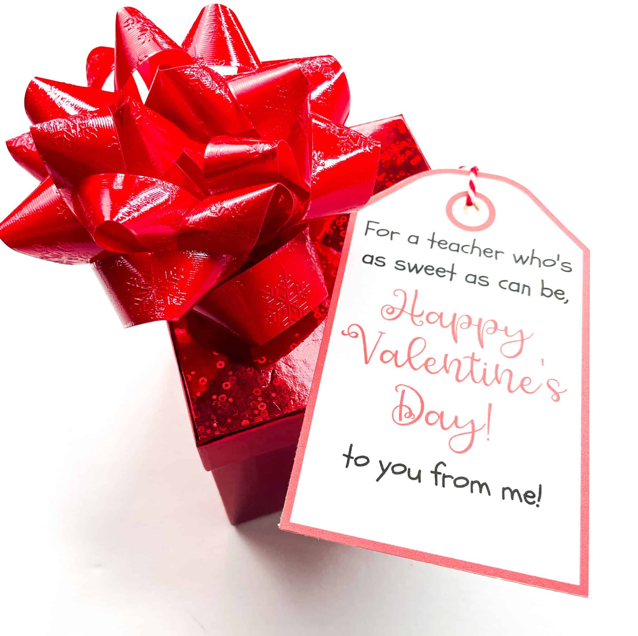 Free Printable Valentine Tags for Teachers