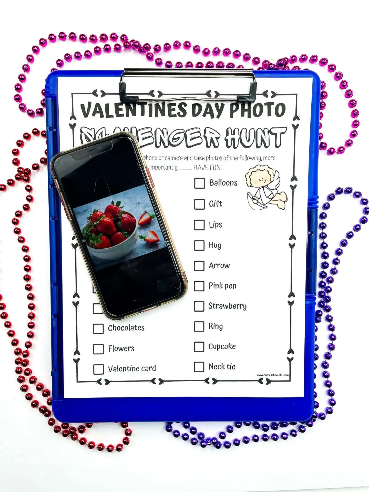 Free Valentine's Day Photo Scavenger Hunt Printable