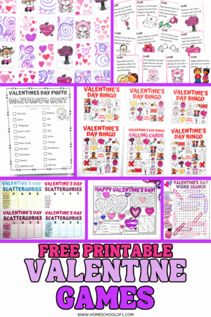 Free Printable Valentine's Games for Kids