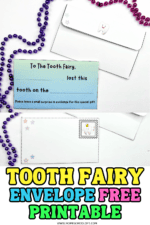 Free Tooth Fairy Envelope Printable Template
