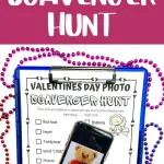 Free Valentine's Day Photo Scavenger Hunt Printable