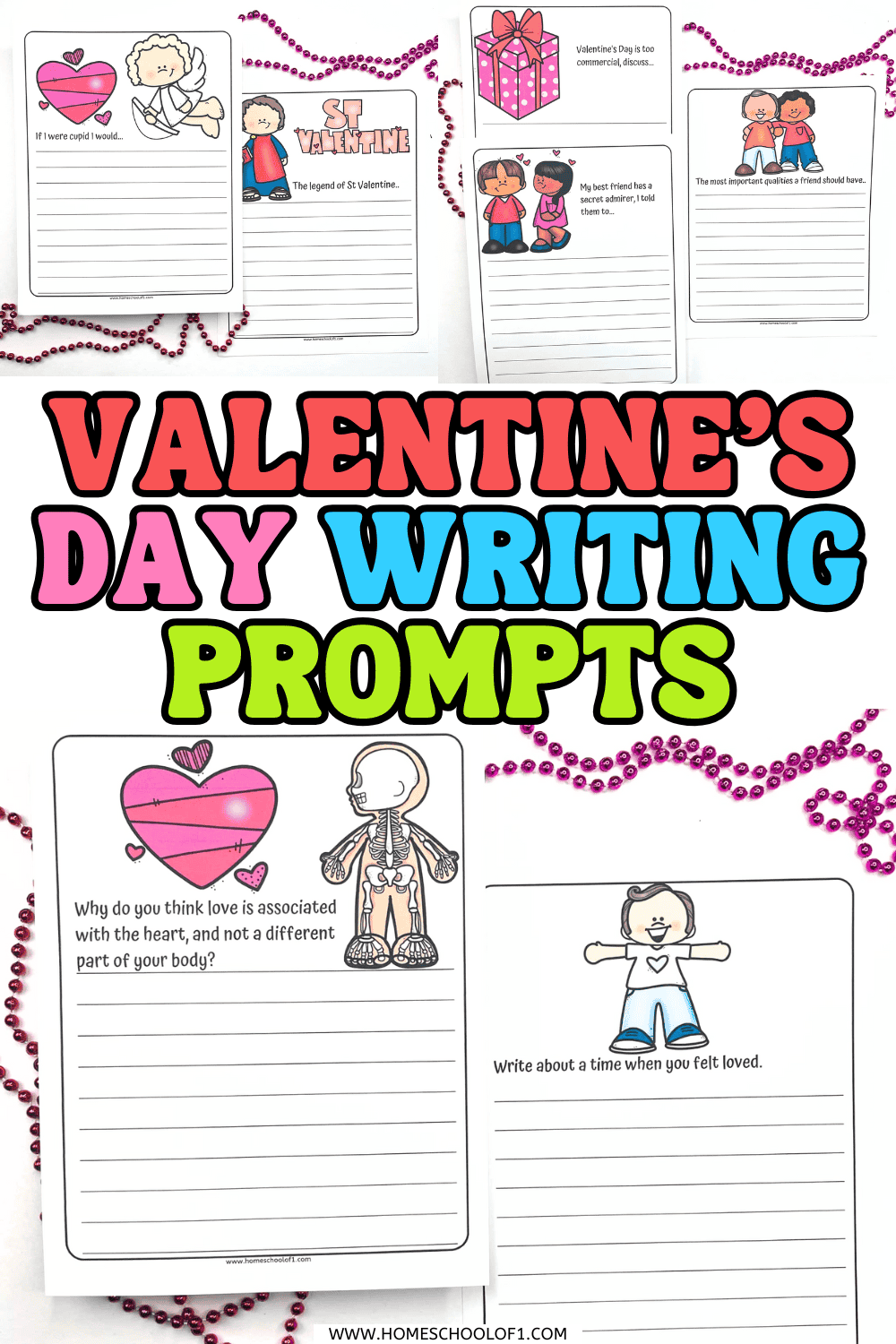 Free Printable Valentine's Day Writing Prompts