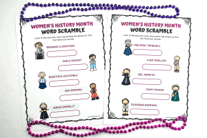 Free Women's History Month Printables