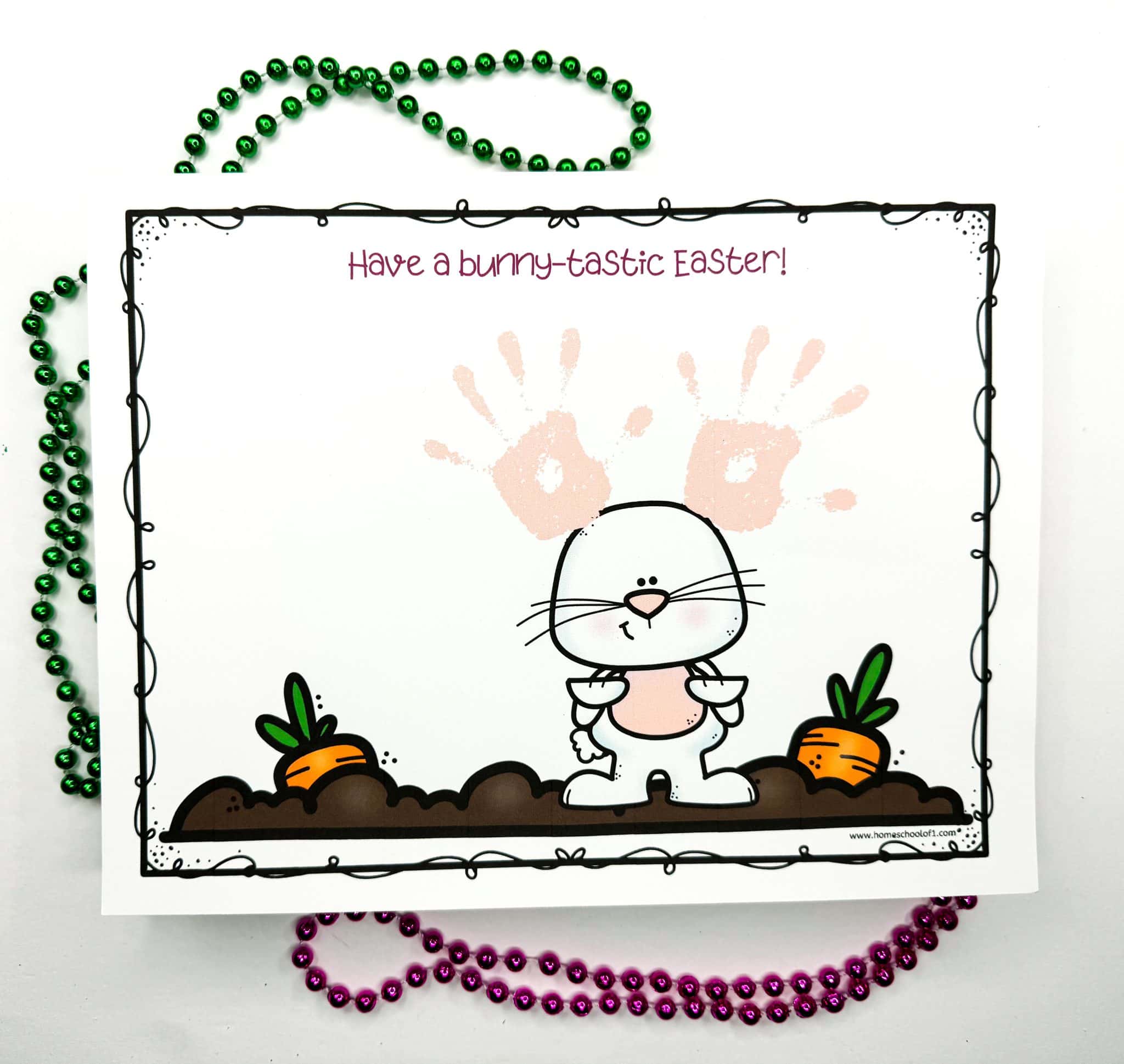 Easter Handprint Art (6 Free Printable Crafts)