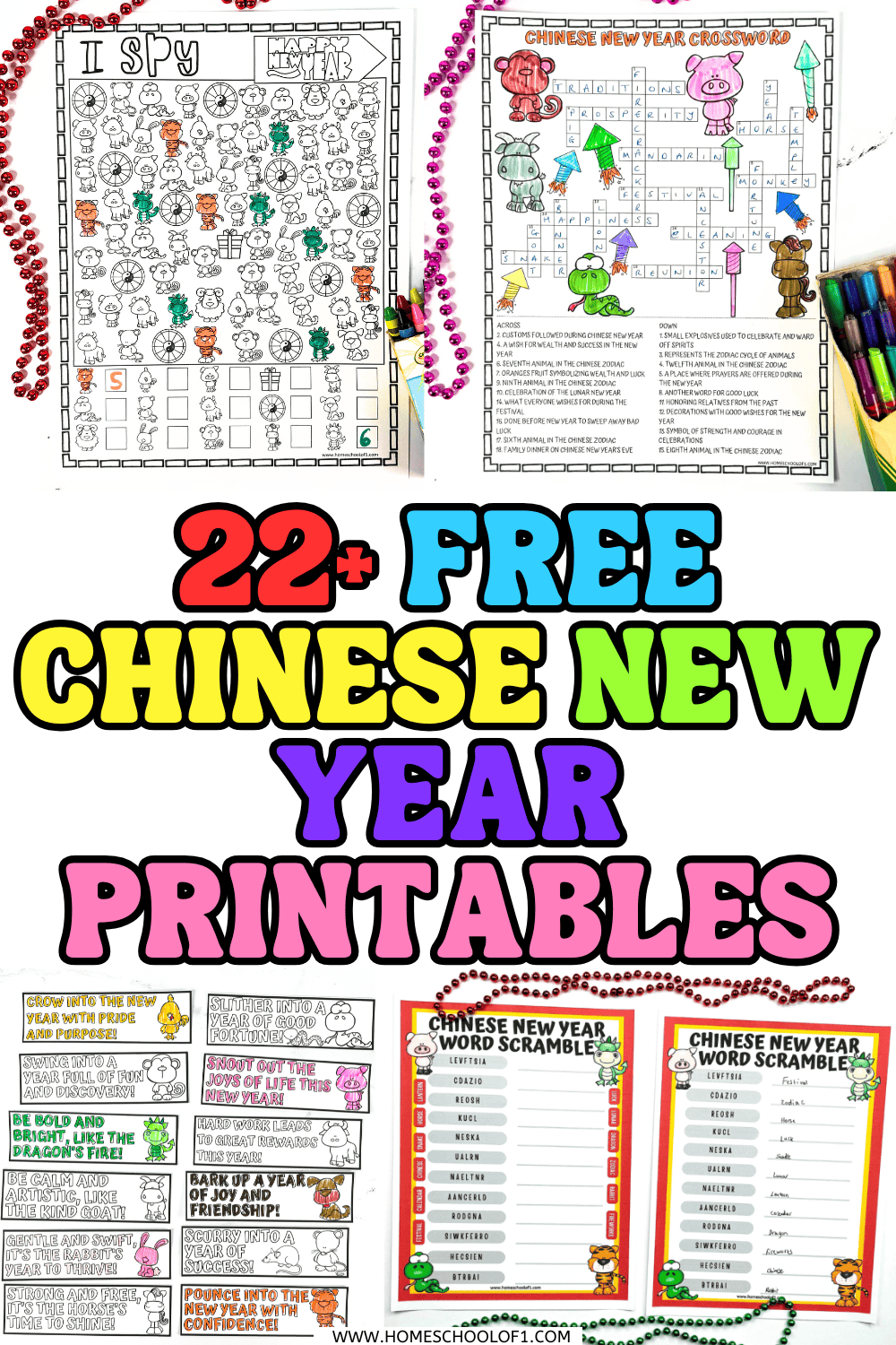 21 Chinese New Year Free Printables for Kids