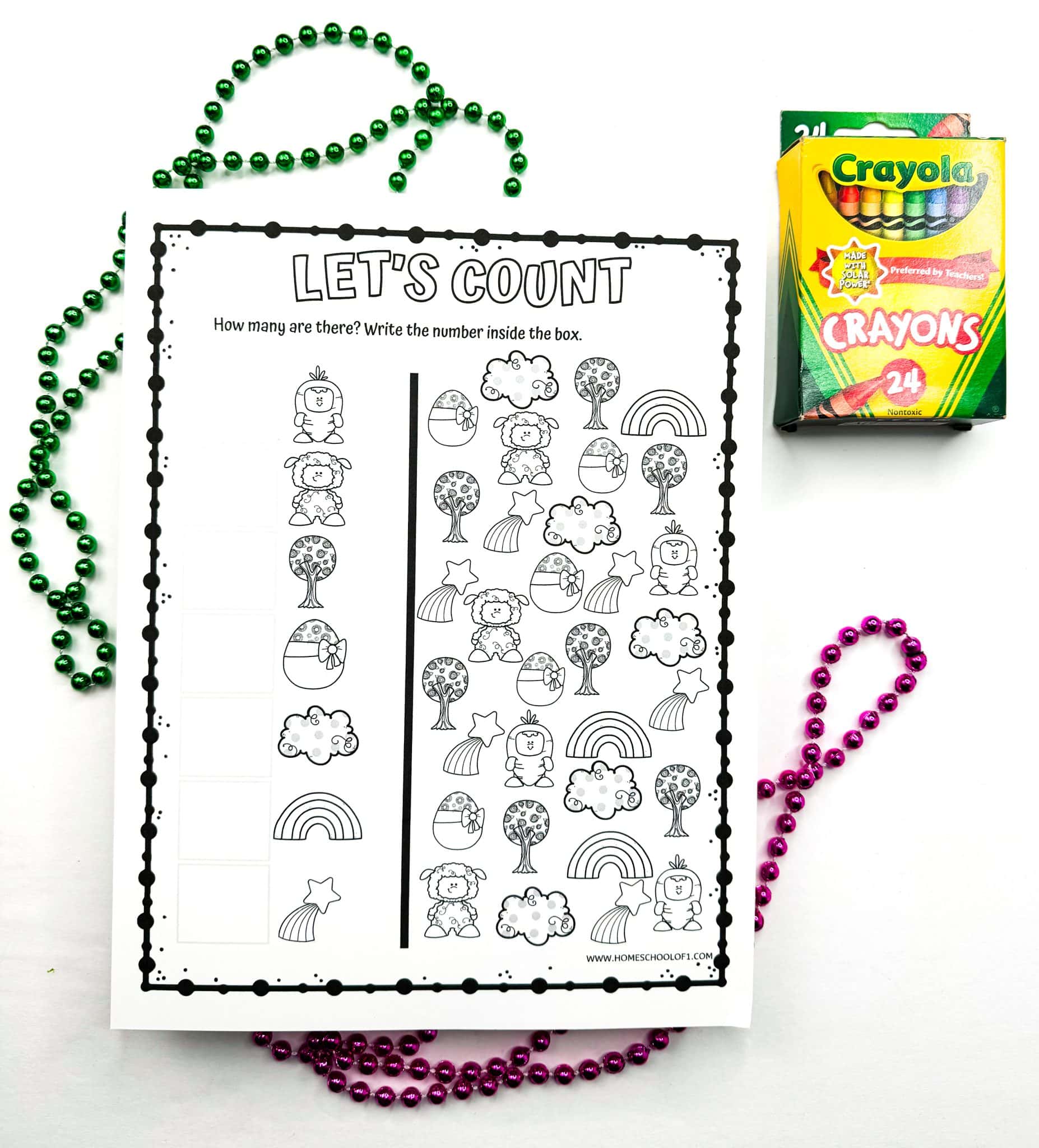 31 Free Printable Counting Worksheets | Count to 10