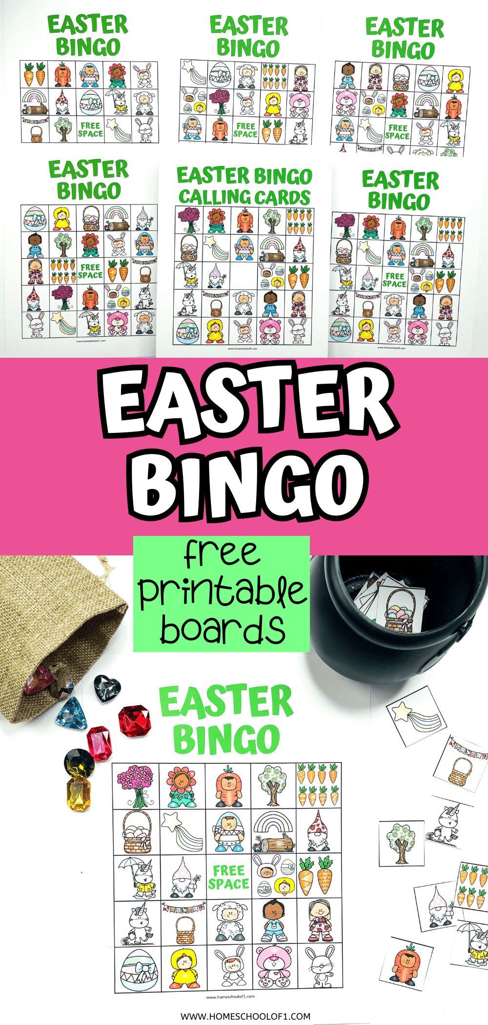 Printable Easter Bingo Cards | Free & Fun for Kids