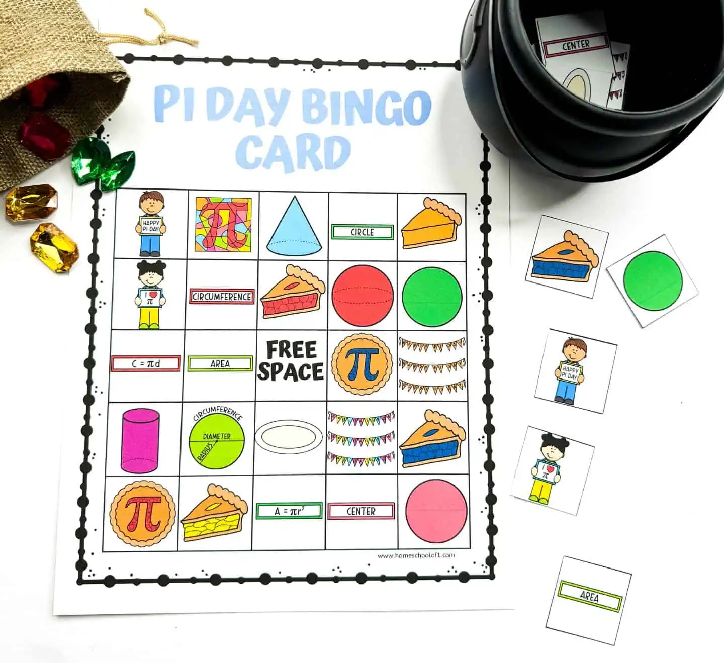 Free Pi Day Bingo Printable