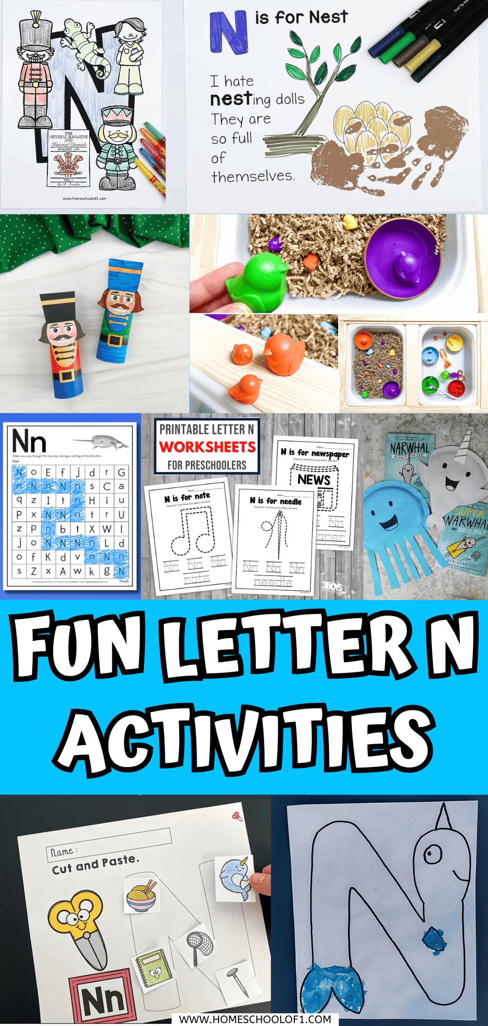 Letter N Activities for Preschoolers (Fun & Free Printables)