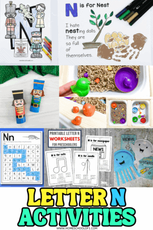 Letter N Activities for Preschoolers (Crafts & Free Printables)