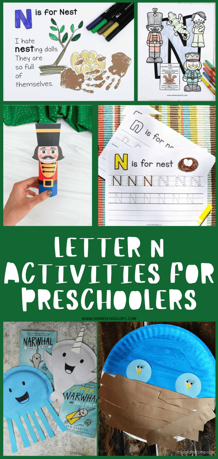 15 Letter N Activities for Preschool (Crafts & Worksheets)