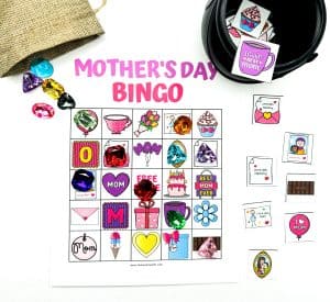 Free Printable Mother's Day Bingo Game for Kids