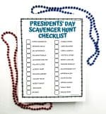 Free Presidents Day Scavenger Hunt Printable