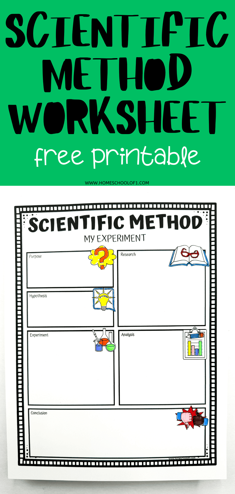 Free Scientific Method Worksheet for Young Scientists