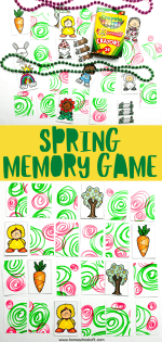 Free Spring Memory Game Printable For Kids