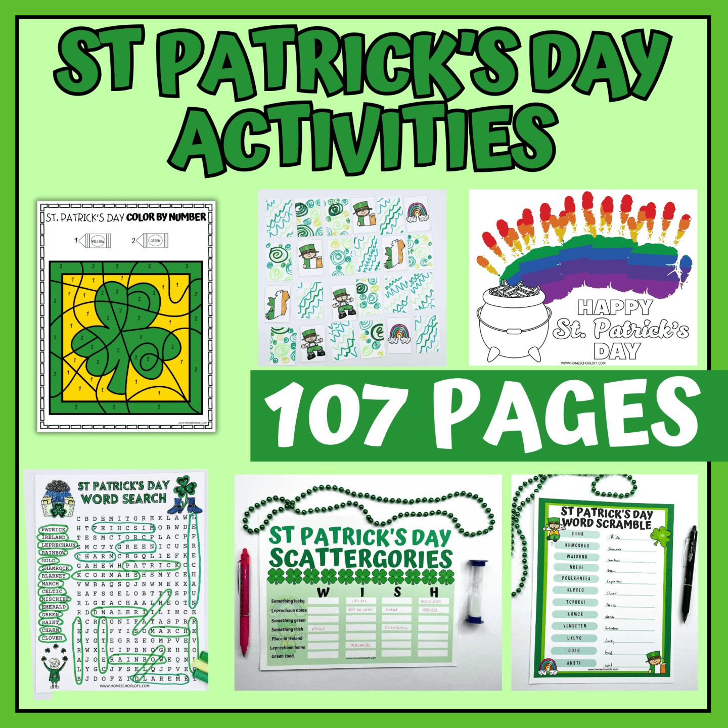Free St Patrick's Day Scavenger Hunt Clues That Rhyme