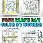 Free Earth Day Color by Number Printables for Kids
