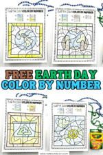 Free Earth Day Color by Number Printables for Kids
