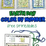 Free Earth Day Color by Number Printables for Kids