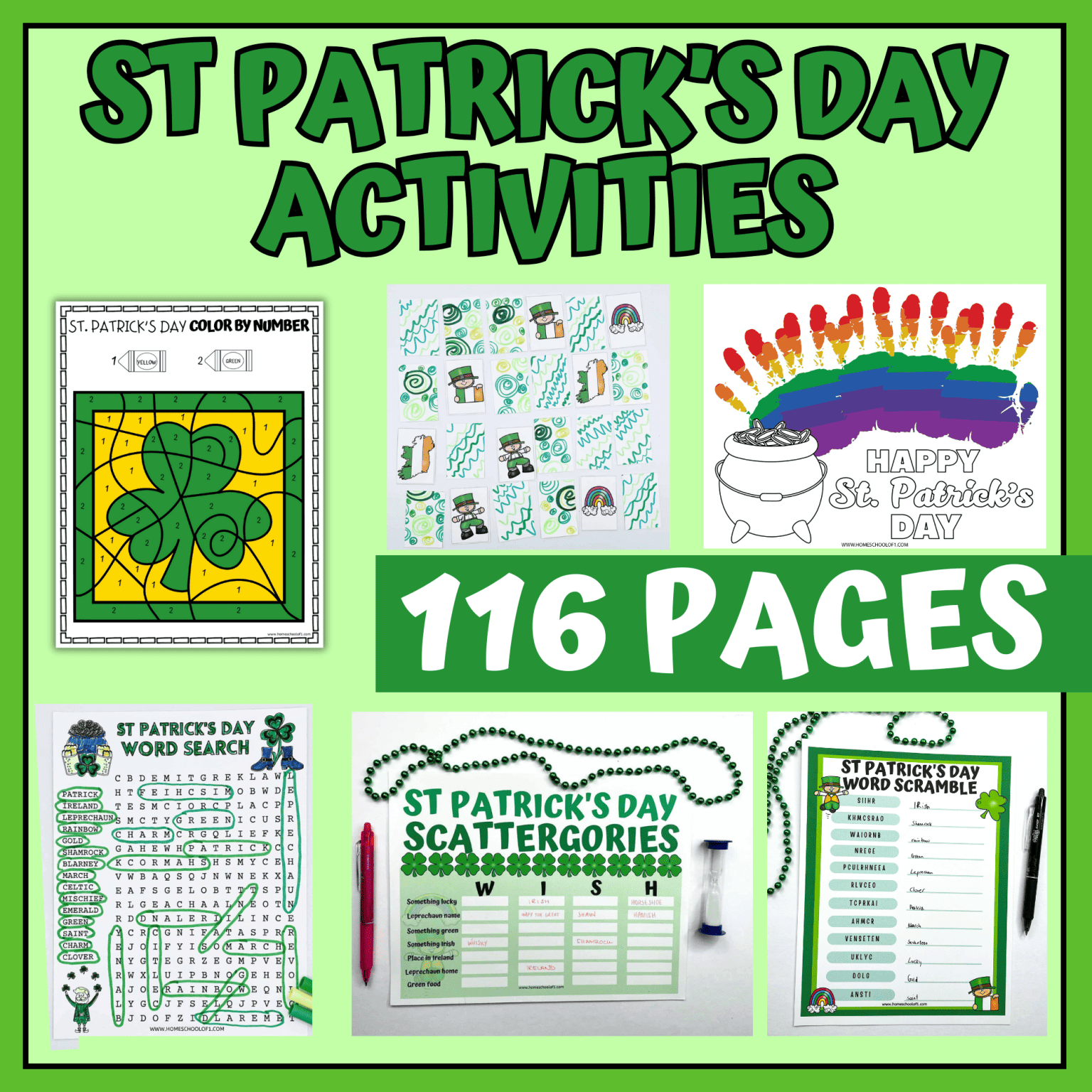 Free History of St Patrick's Day Worksheet For Kids