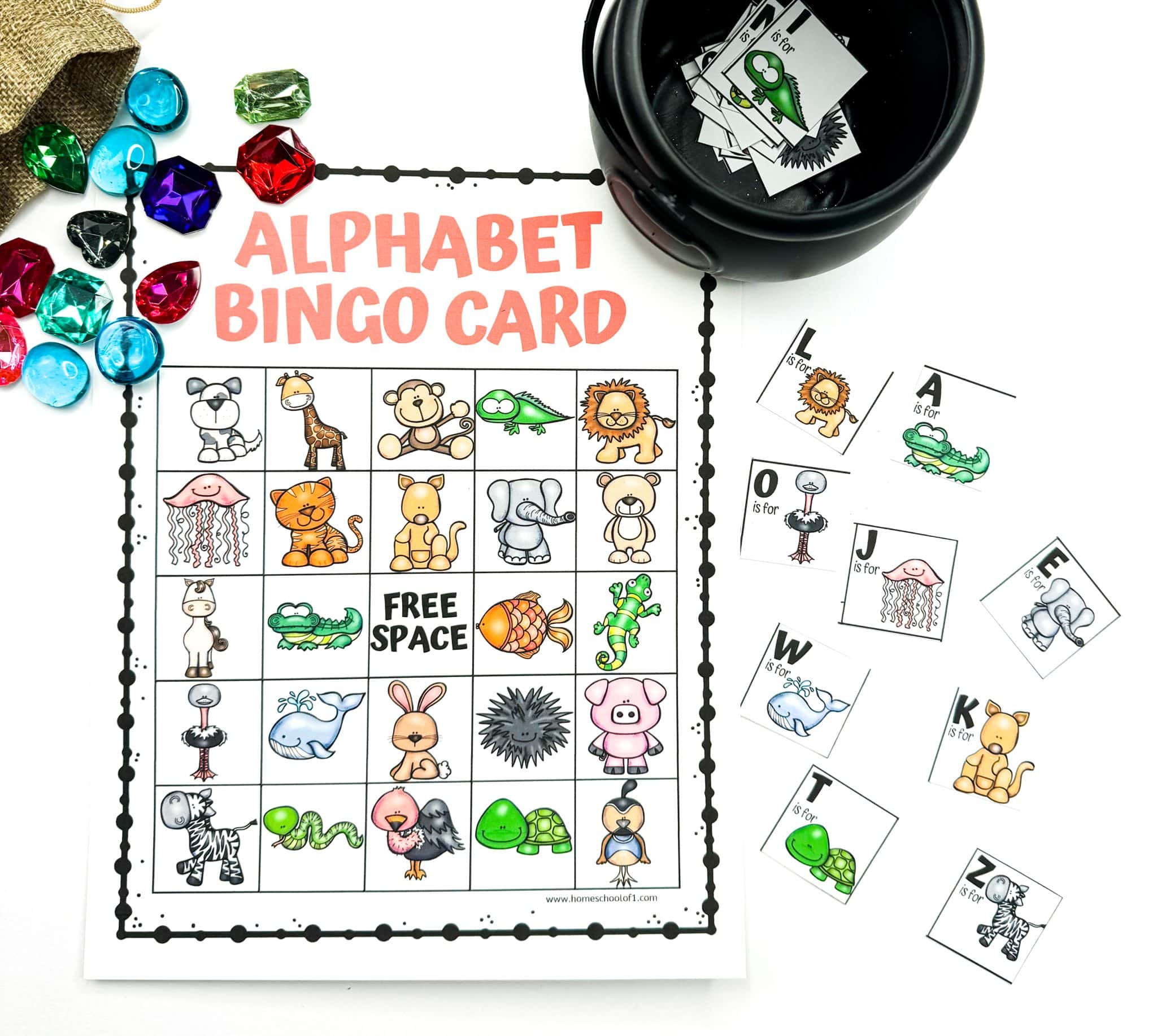 Free Alphabet Bingo Printable | Fun Letter Learning Game