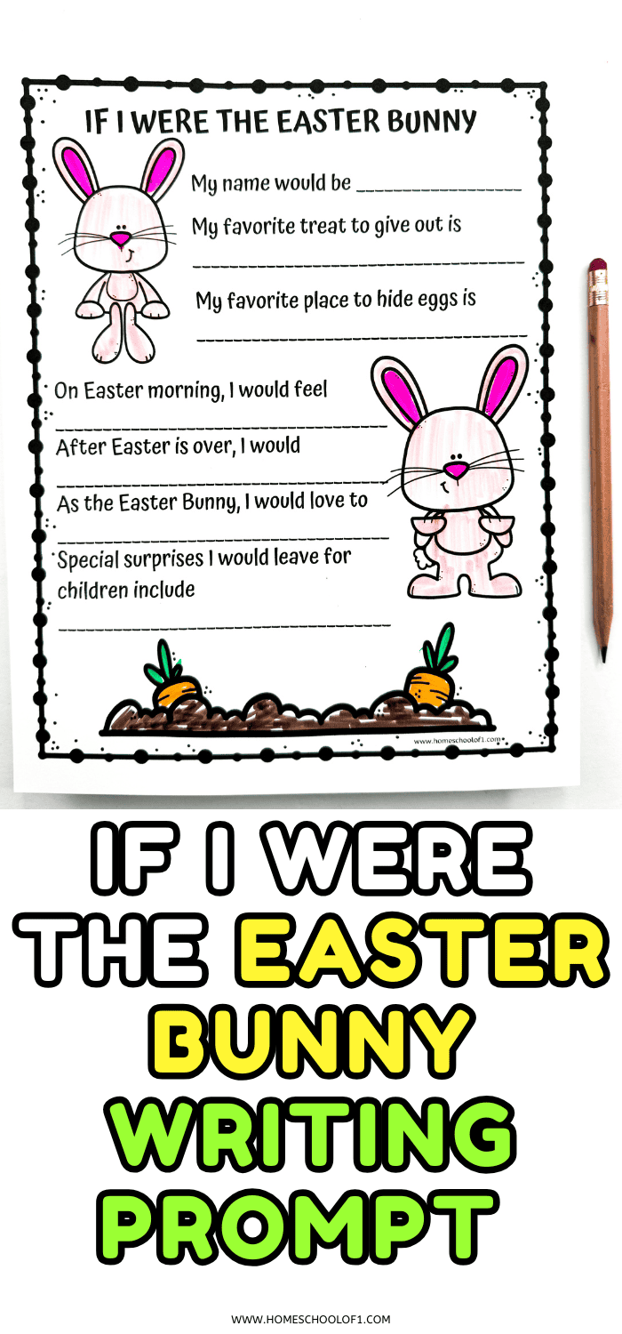 If I Were the Easter Bunny Writing Prompt for Kids