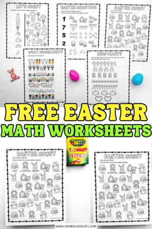Free Printable Easter Math Worksheets For Kindergarten