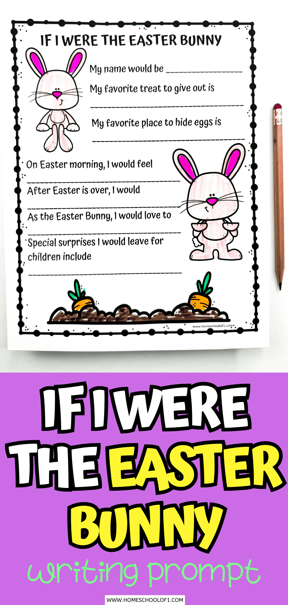 If I Were the Easter Bunny Writing Prompt for Kids