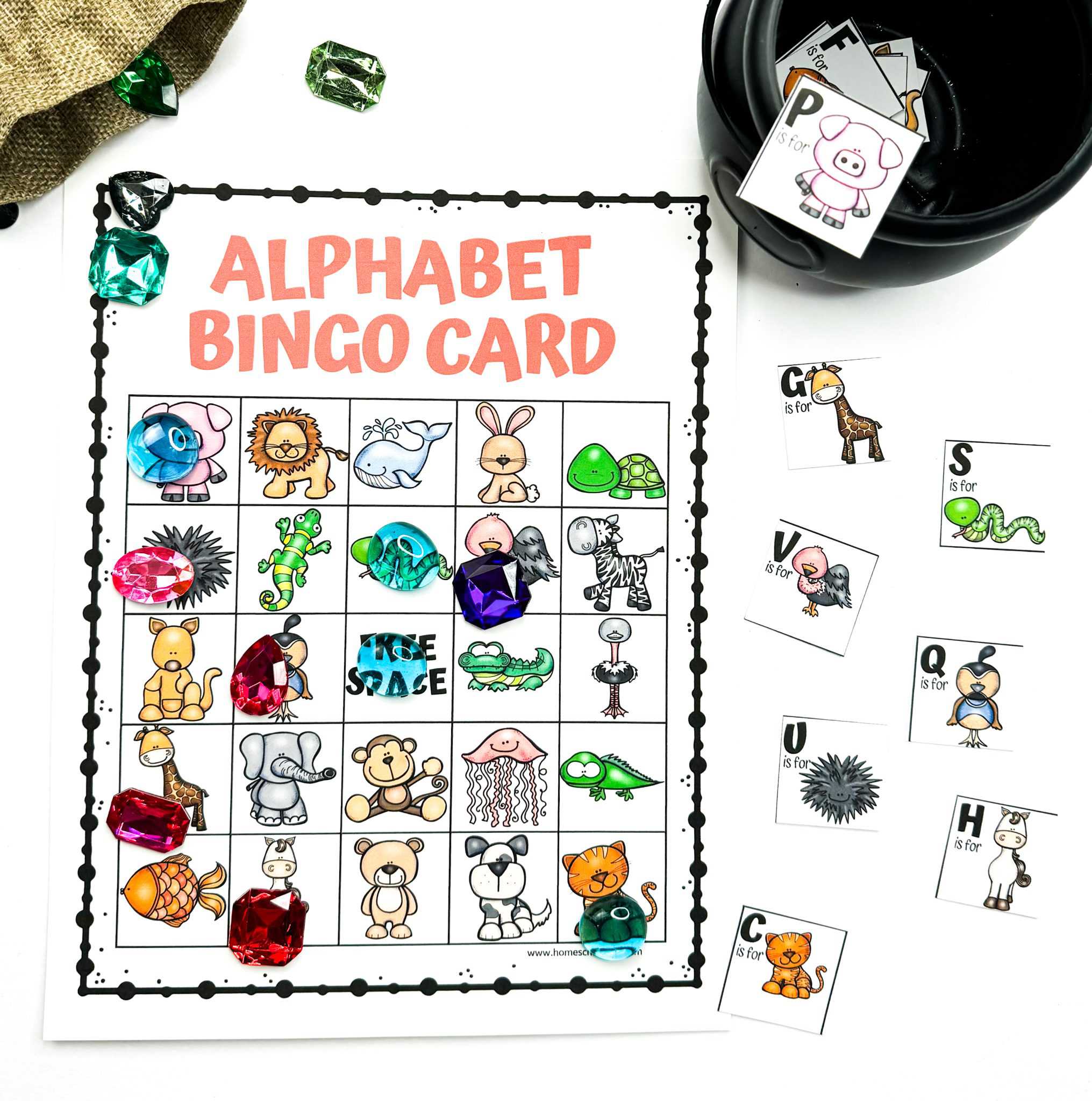 Free Alphabet Bingo Printable | Fun Letter Learning Game