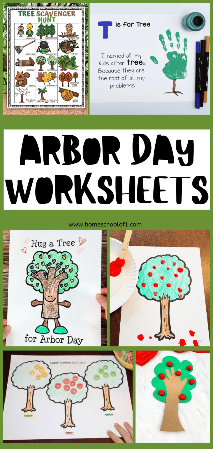7 Free Arbor Day Worksheets For Kids