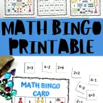 Free Math Bingo Printable (Addition & Subtraction 1-10)