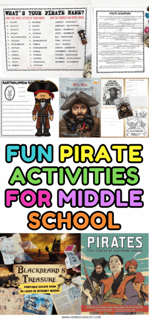 15 Pirate Activities for Middle School