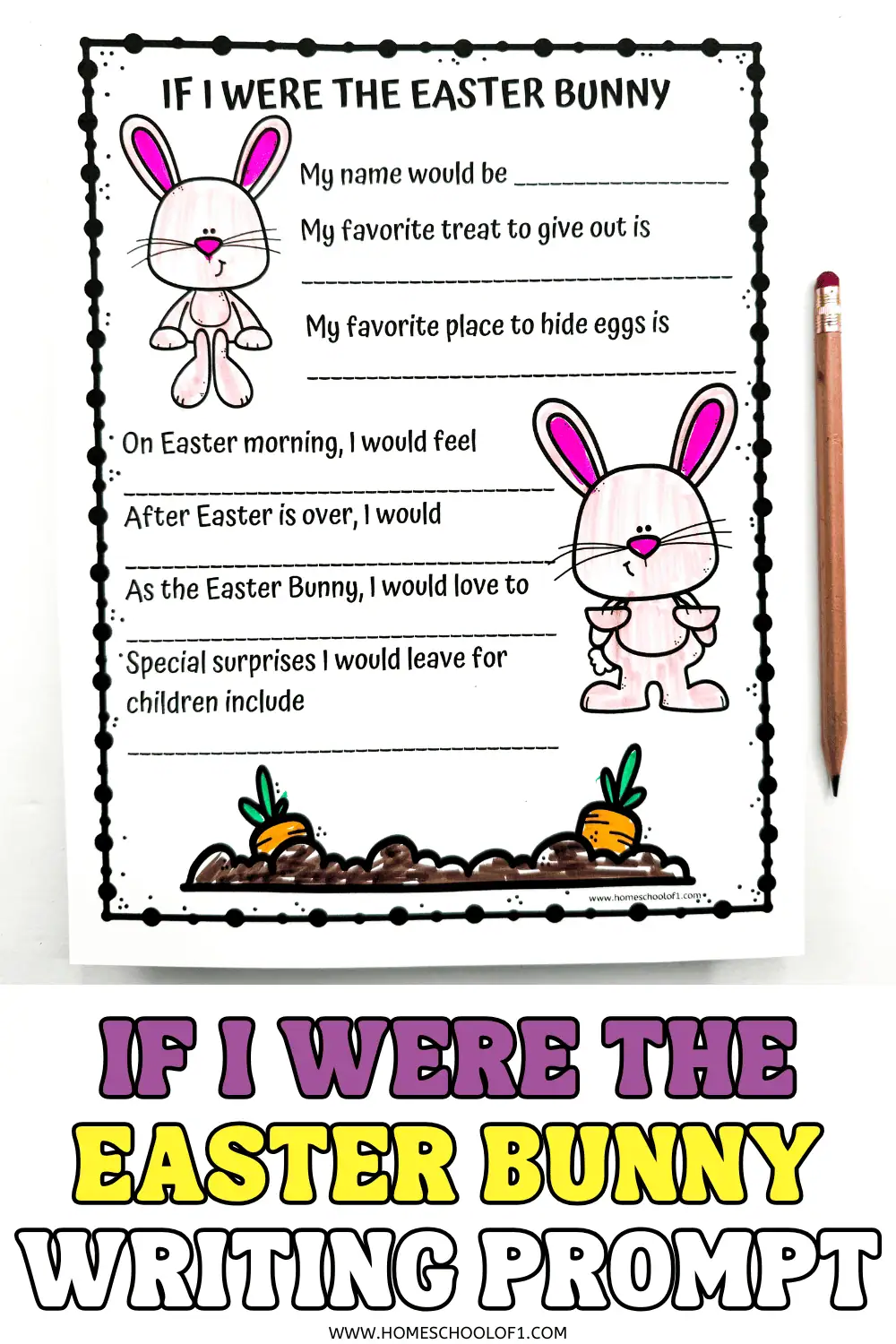 If I Were the Easter Bunny Writing Prompt for Kids
