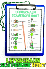 Leprechaun Scavenger Hunt Free Printable