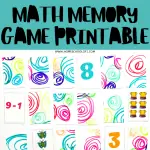 Free Math Memory Game Printable