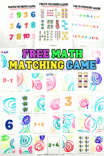 Free Math Memory Game Printable
