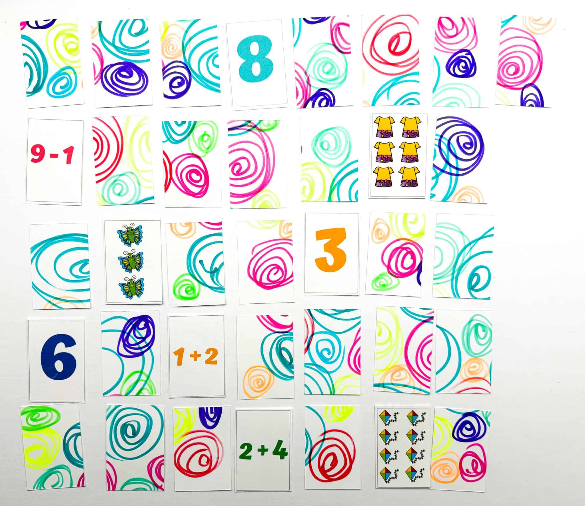 Free Math Memory Game Printable