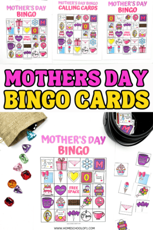 Free Printable Mother's Day Bingo Game for Kids