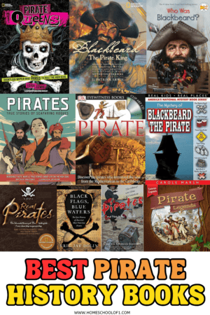 Pirate History Books for Kids and Teens (Ages 8-18)