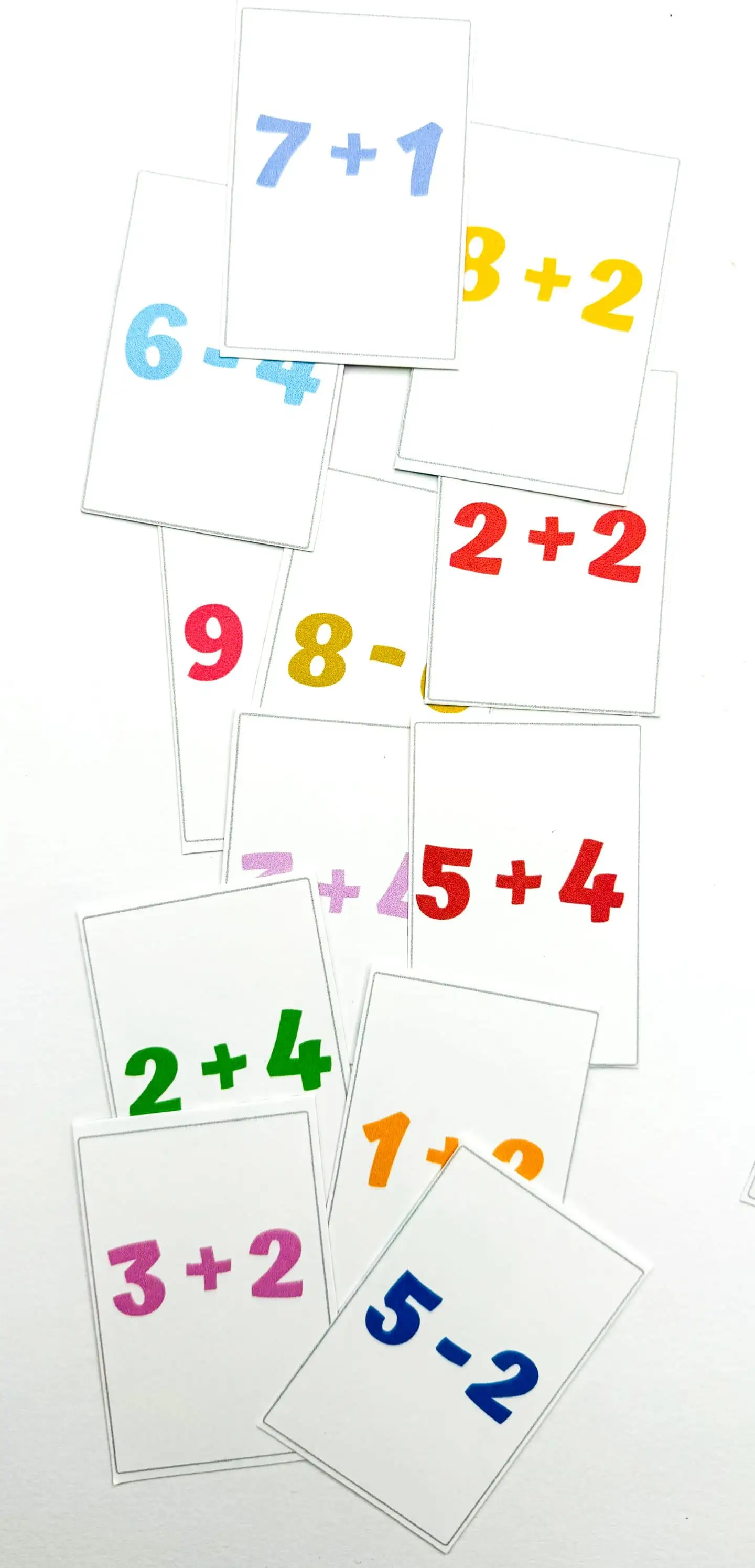 Free Math Memory Game Printable