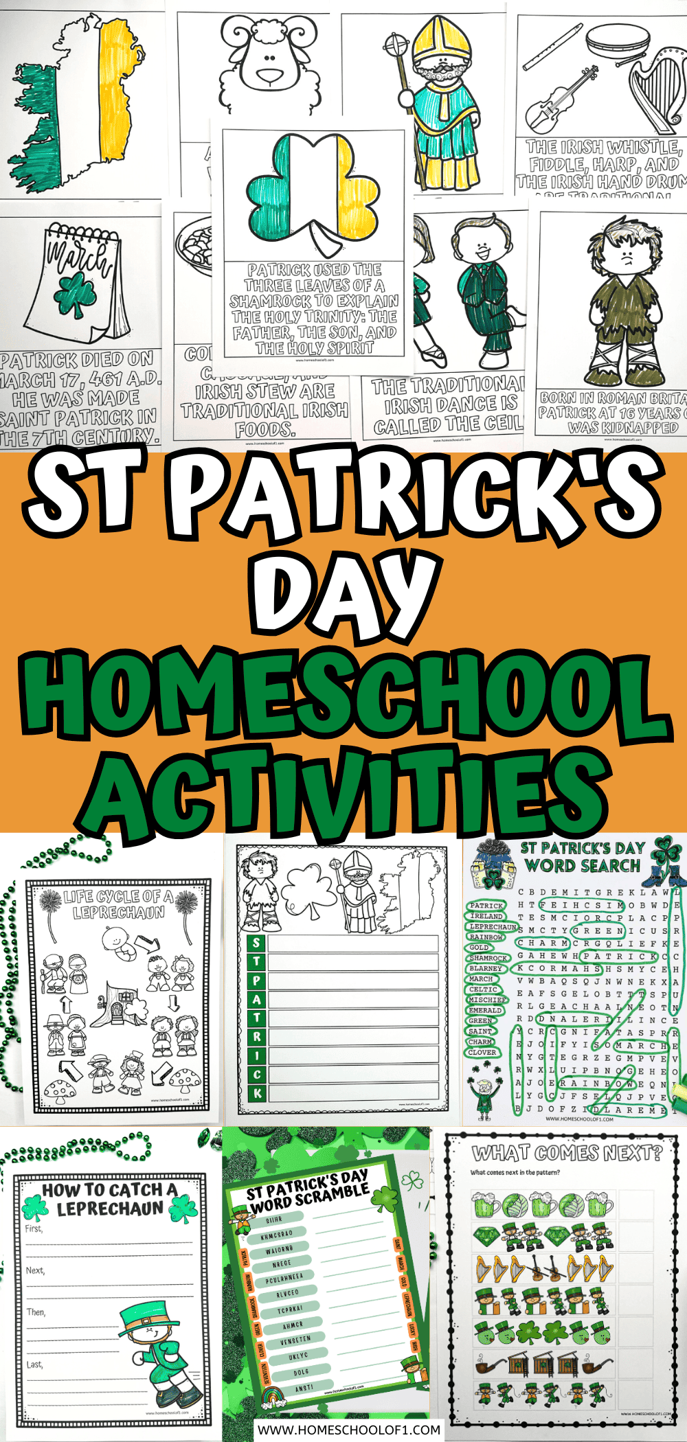 St Patrick's Day Homeschool Activities