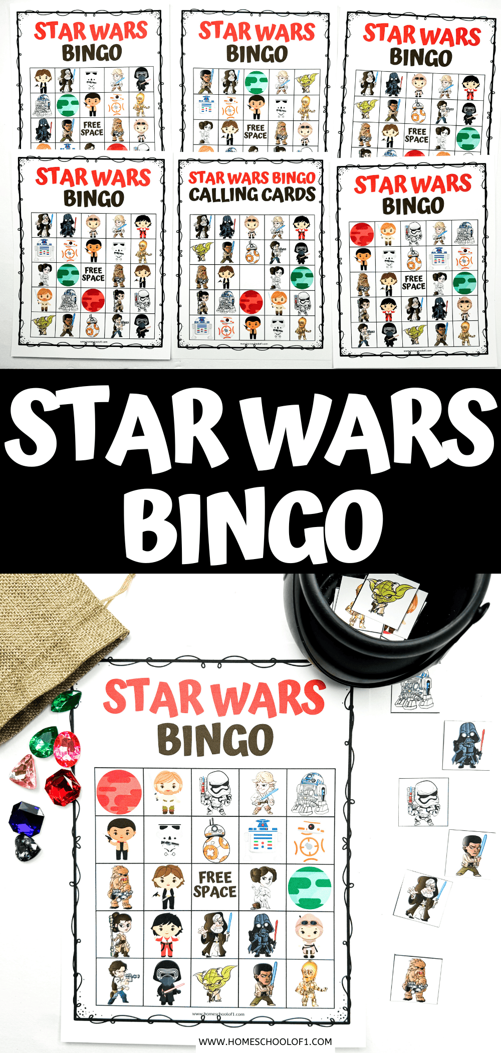 Free Star Wars Bingo Printable Game for Kids