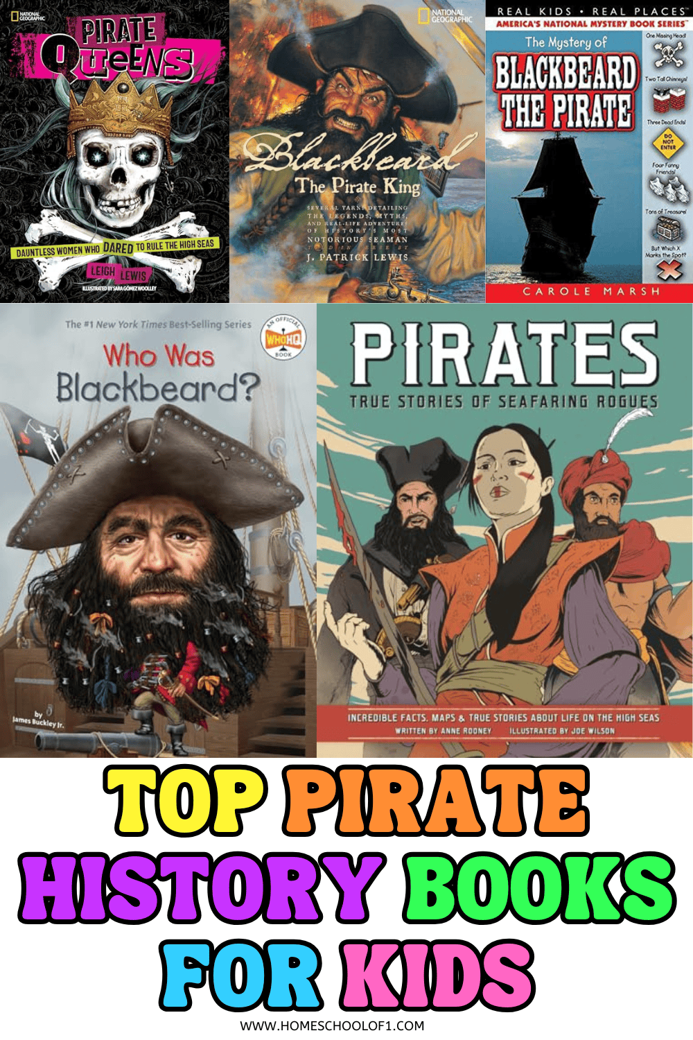 Pirate History Books for Kids and Teens (Ages 8-18)