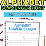 Free Alphabet Scavenger Hunt Printable