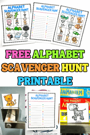 Free Alphabet Scavenger Hunt Printable