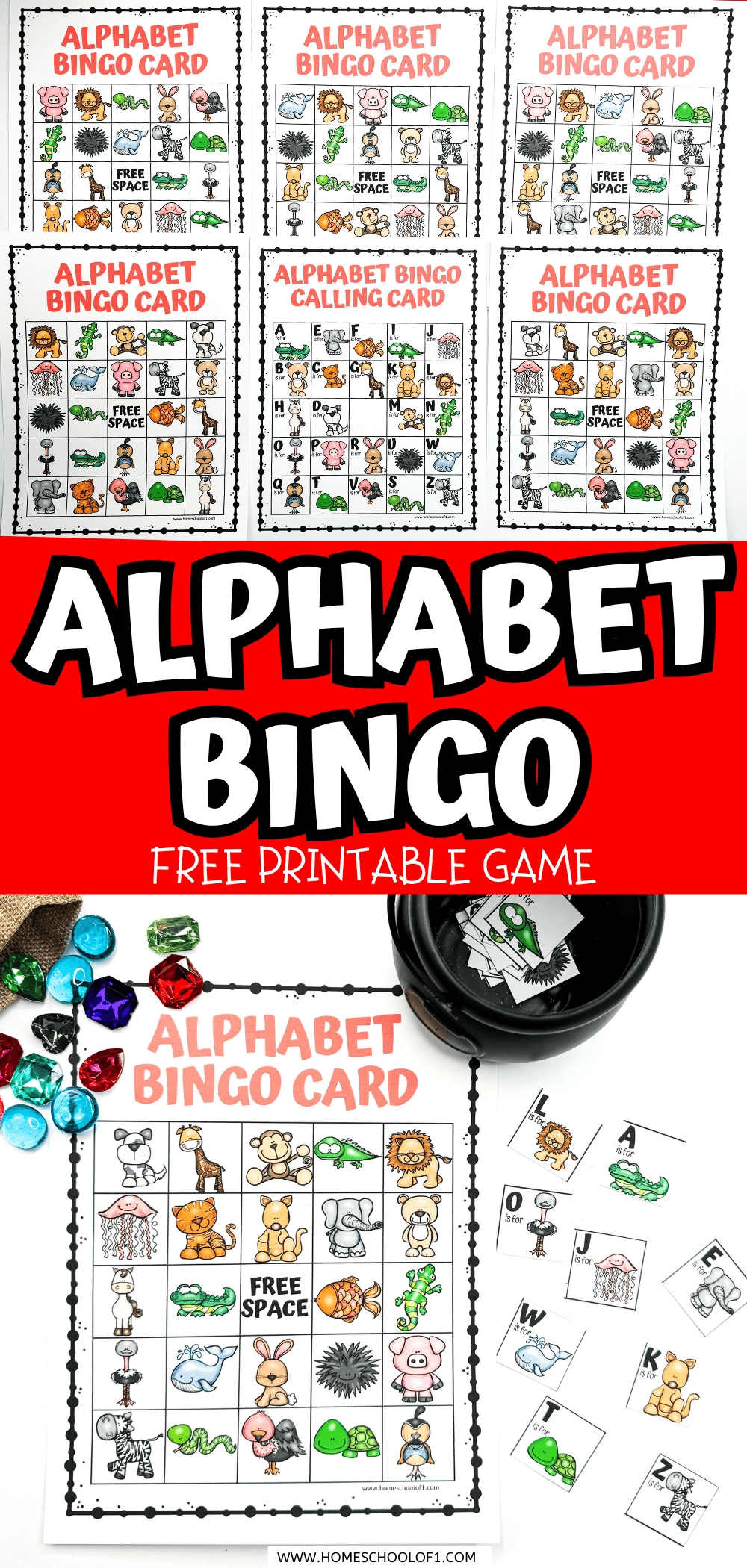 Free Alphabet Bingo Printable | Fun Letter Learning Game