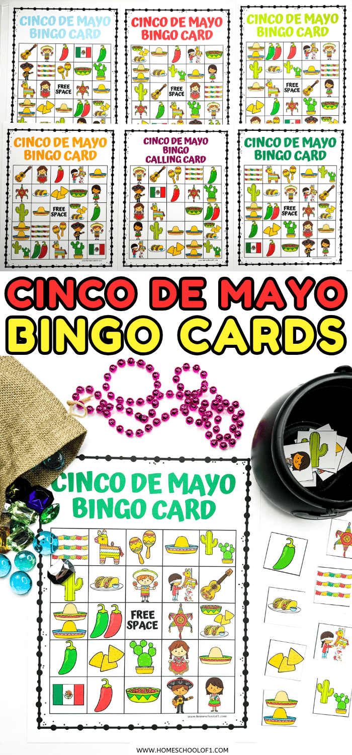 Free Printable Cinco de Mayo Bingo Game for Kids