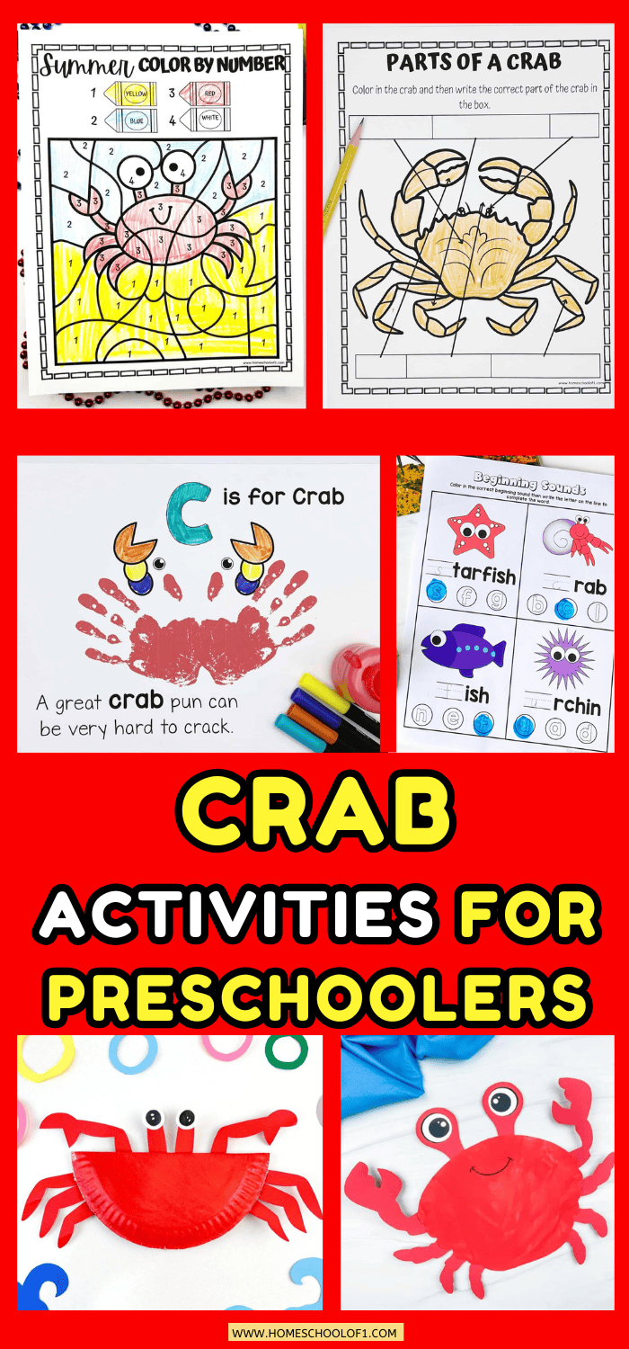 Fun & Easy Crab Activities for Preschoolers