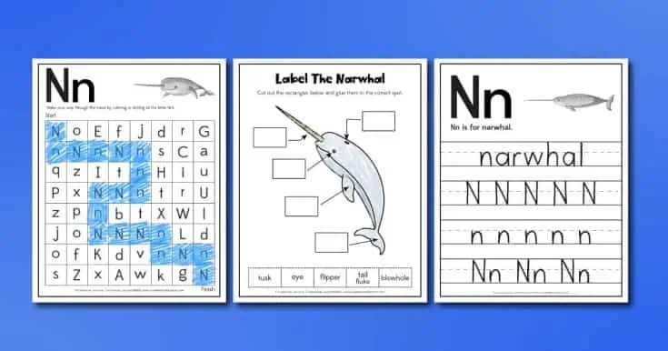15 Letter N Activities for Preschool (Crafts & Worksheets)